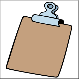 Clip Art: Clipboard Color – Abcteach