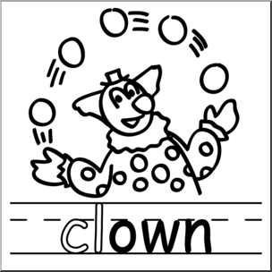 Clip Art: Phonics: “E” Long Sound B&W – Abcteach