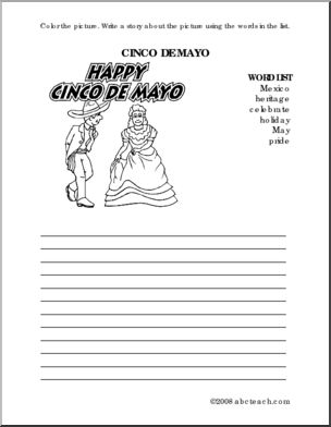 Unscramble the Words: Cinco de Mayo – Abcteach
