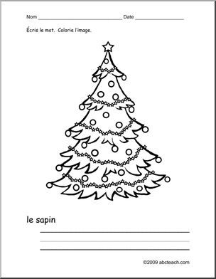 Color Christmas – Abcteach