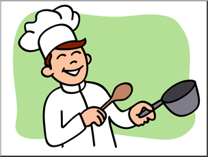 Clip Art: Basic Words: Cook Color Unlabeled – Abcteach