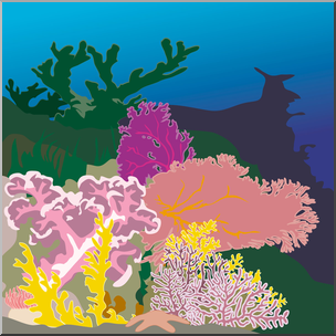Clip Art: Coral Reef Color – Abcteach