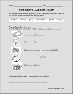 Word Crypto: Transportation theme (primary/ elem) clues – Abcteach