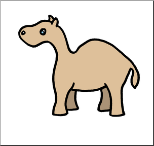Clip Art: Cute Camel Color – Abcteach
