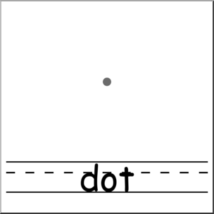 Clip Art: Shapes: Dot Grayscale Labeled – Abcteach