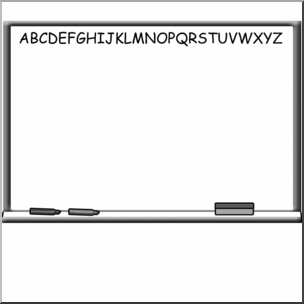 Clip Art: White Board Grayscale – Abcteach