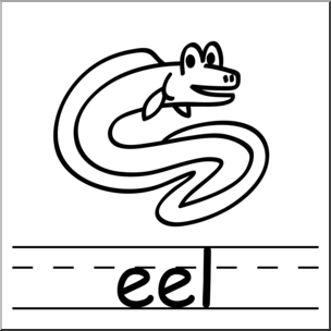 Clip Art: Basic Words: Eggs B&W Labeled – Abcteach