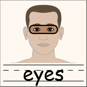 Clip Art: Parts of the Body: Eyes Color – Abcteach