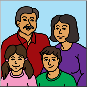 Clip Art: Family Color 2 – Abcteach
