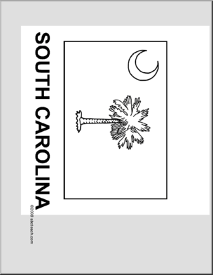 Flag: South Carolina – Abcteach