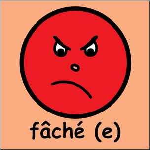 Clip Art: French: Angry Color – Abcteach