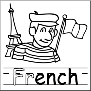 Clip Art: Basic Words: -ench Phonics: French B&W – Abcteach