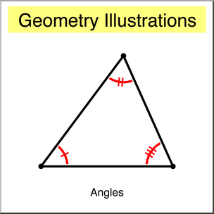 Clip Art: Geometry Illustration: Angles Color – Abcteach