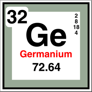 Clip Art: Elements: Germanium Color – Abcteach