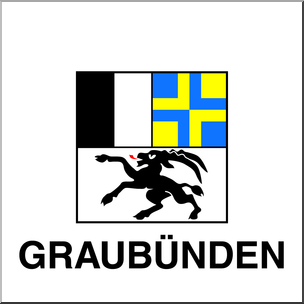 Clip Art: Flags: Graubunden Color – Abcteach