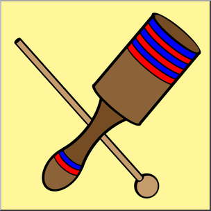 Clip Art: Guiro Tone Block Color – Abcteach