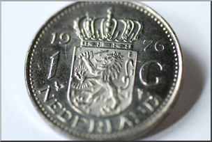 Photo: Money: Guilder Coin 01a LowRes – Abcteach