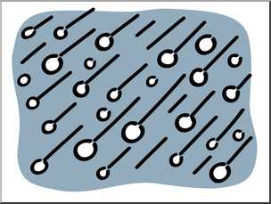 Clip Art: Basic Words: Hail Color Unlabeled – Abcteach