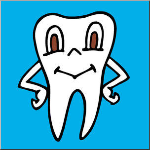 Clip Art: Tooth Color – Abcteach
