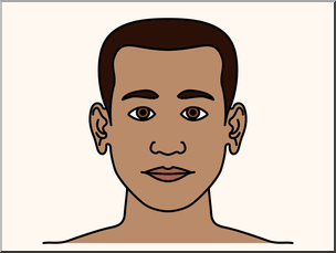Clip Art: Parts of the Body: Head Color Unlabeled – Abcteach