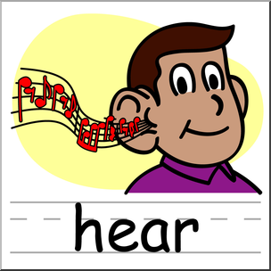 Clip Art: Senses 1 Touch Color – Abcteach