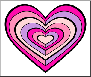 Clip Art: Candy Heart Purple Color – Abcteach