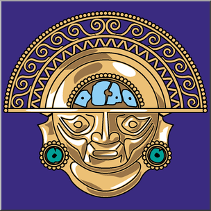 Clip Art: Inca Gold Color 2 – Abcteach