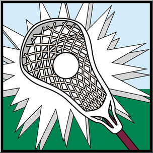 Clip Art: Sports Icon: Lacrosse Color – Abcteach