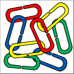 Clip Art: Classroom Manipulatives: Links Color – Abcteach