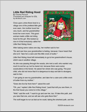Little Red Riding Hood – Abcteach