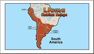 Clip Art Habitat Map Llama Color Abcteach Clip Art Habitat Map Llama Color Abcteach