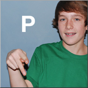 Photo: Manual Alphabet P 02 LowRes – Abcteach