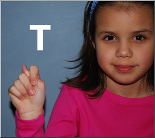 Photo: Manual Alphabet T 01 HiRes – Abcteach