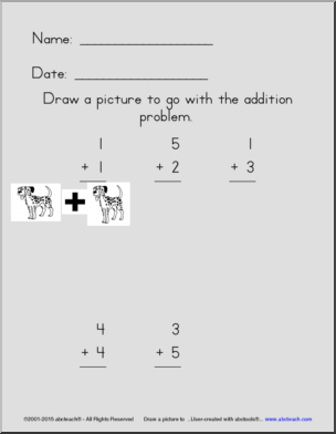 Addition and Subtraction (up to 10) Math – Abcteach