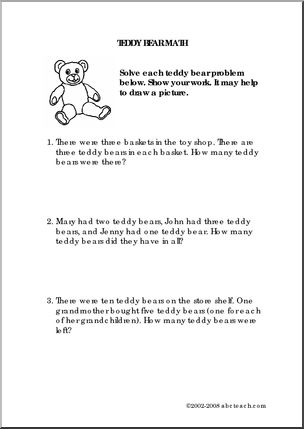 Teddy Bears – Page 4 – Abcteach