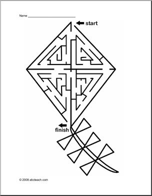 Maze: Kite – Abcteach