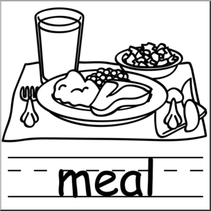 Clip Art: Basic Words: Mine Color Labeled – Abcteach
