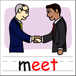Clip Art: Basic Words: -eet Phonics: Meet Color – Abcteach