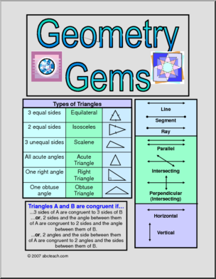 Mini Office: Geometry (color) – Abcteach