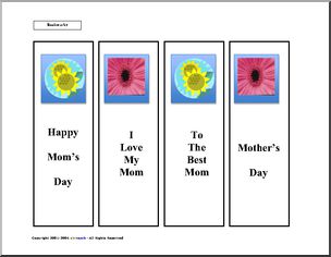 Bookmarks: Mother’s Day – Abcteach