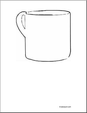 Coloring Page: Mug – Abcteach