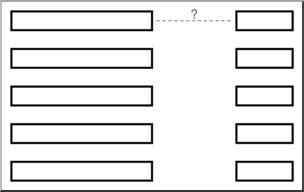 Clip Art: 2 Column Organizer 1 Portrait B&W – Abcteach