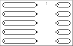 Clip Art: Multiple Pathway Grid 05B Labeled – Abcteach