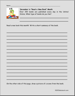 Writing Prompts: My Journal – December (elementary) – Abcteach