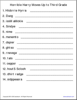 Book: Horrible Harry and the Purple People – Abcteach