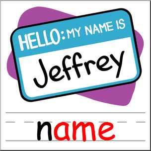 Clip Art: Basic Words: -ame Phonics: Name Color – Abcteach