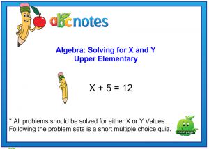 Interactive: Notebook: Algebra (Click and Reveal) Upper Elementary ...