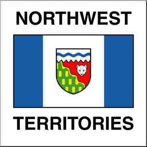 Clip Art: Flags: Northwest Territories Color – Abcteach