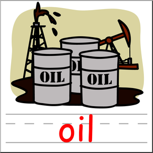 Clip art: Basic Words: -oil Phonics: Oil Color – Abcteach