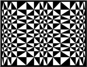 Clip Art: Abstract Geometric 1 B&W – Abcteach
